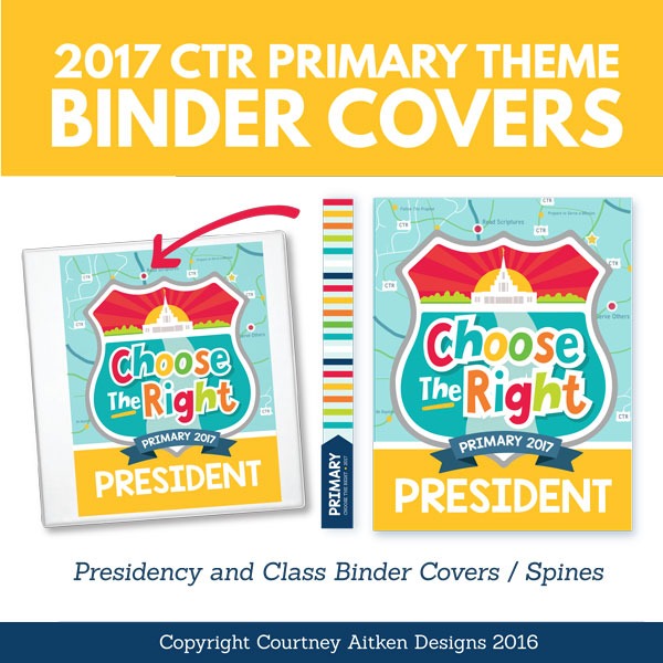 2017 LDS Primary Theme Printable Pack - The Red Headed Hostess